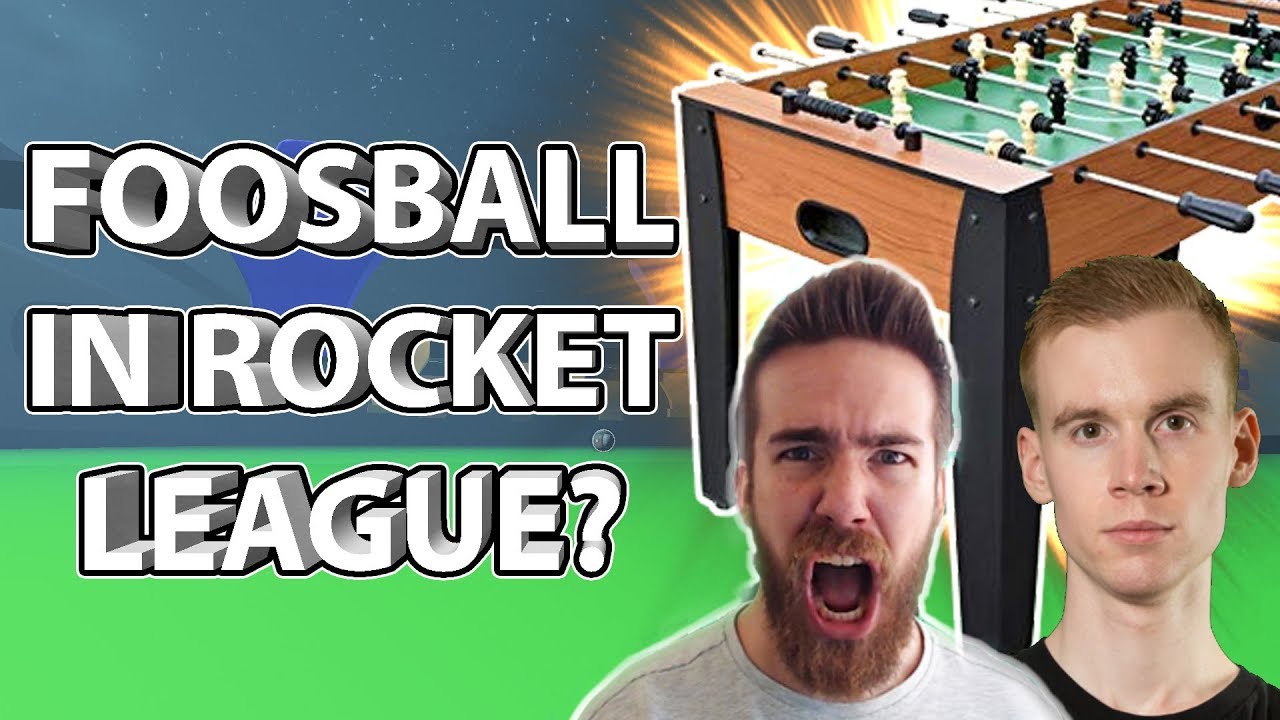 I CREATED A FOOSBALL TABLE IN ROCKET LEAGUE?! - YouTube