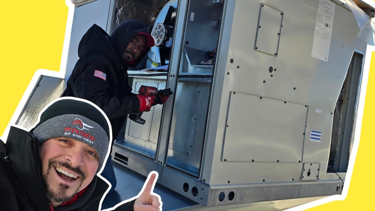 Monday Vibes 😉 Daikin RTU and Samsung Hylex Installation - YouTube