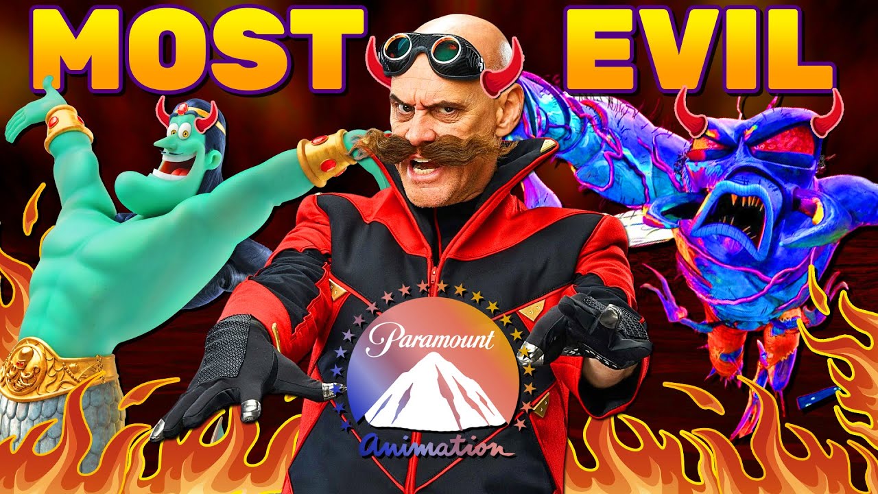 Every Paramount Animation Villain: Evil to Most Evil - YouTube