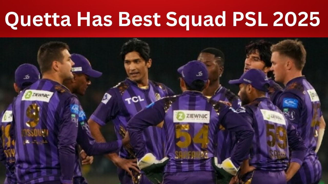 Quetta Gladiators Squad Analysis - YouTube