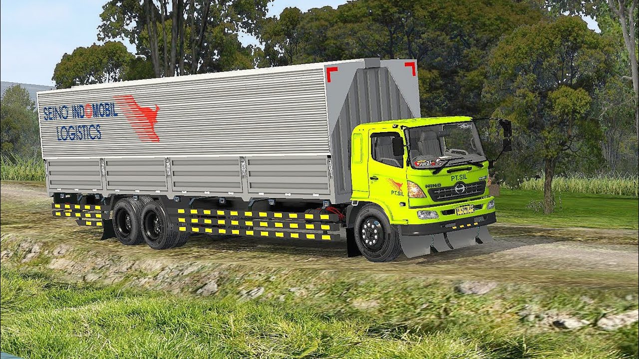 RILIS LIVERY PT SIL || MOD HINO WINGBOX ADE ISKNDR || SEINO INDOMOBIL ...