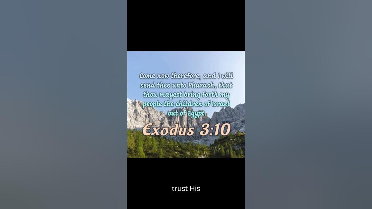 Exodus 3 10 - YouTube