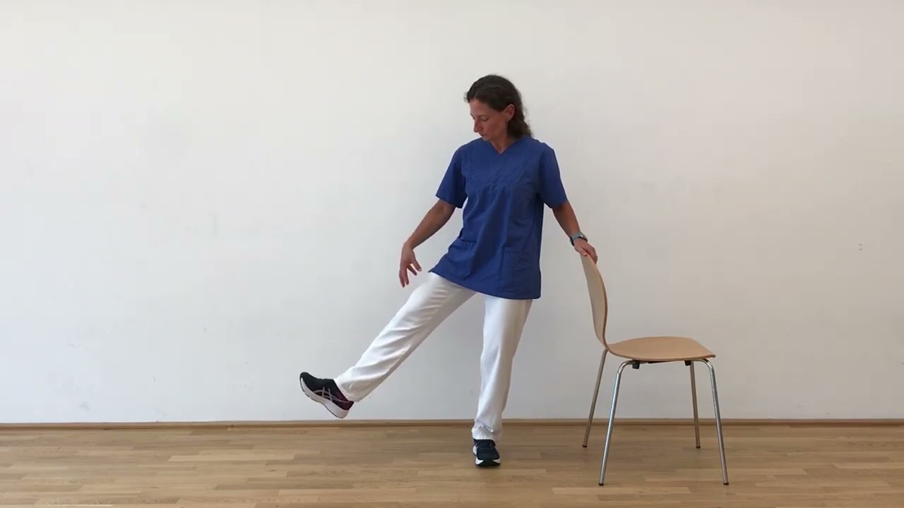 Kräftigung Beine im Stehen - YouTube