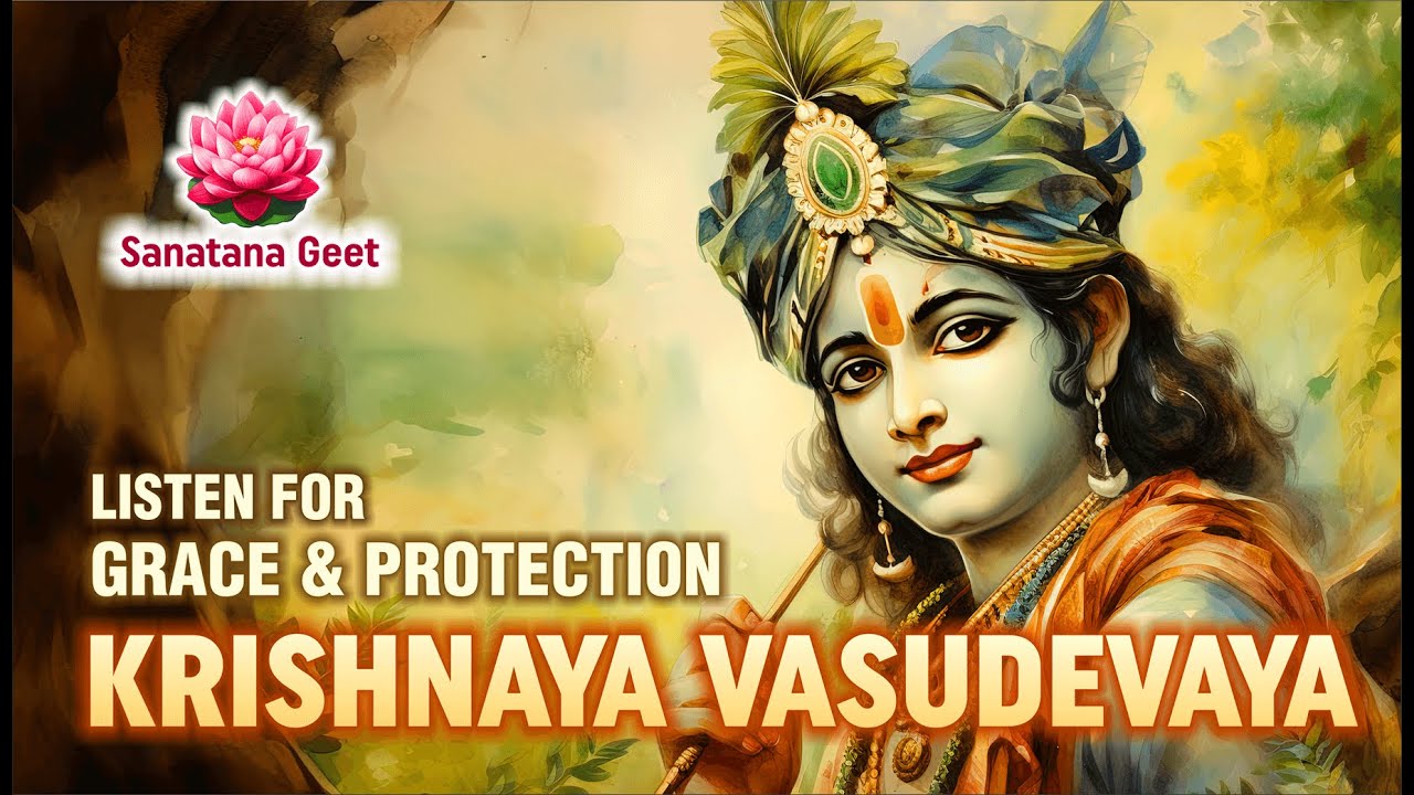Om Krishnaya Vasudevaya Haraye Paramatmane | Chant for Peace ...