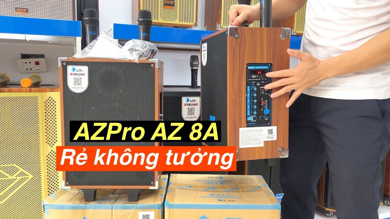 Loa AZPro AZ 8A - Rẻ đến không tưởng - YouTube