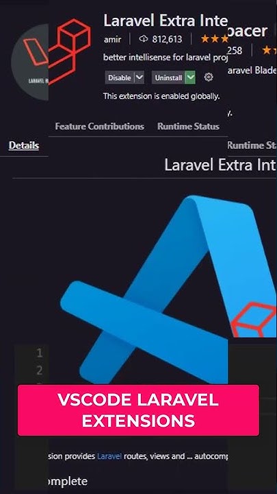 VSCODE Laravel Extension 🔥 POWERFUL 🔥 - YouTube