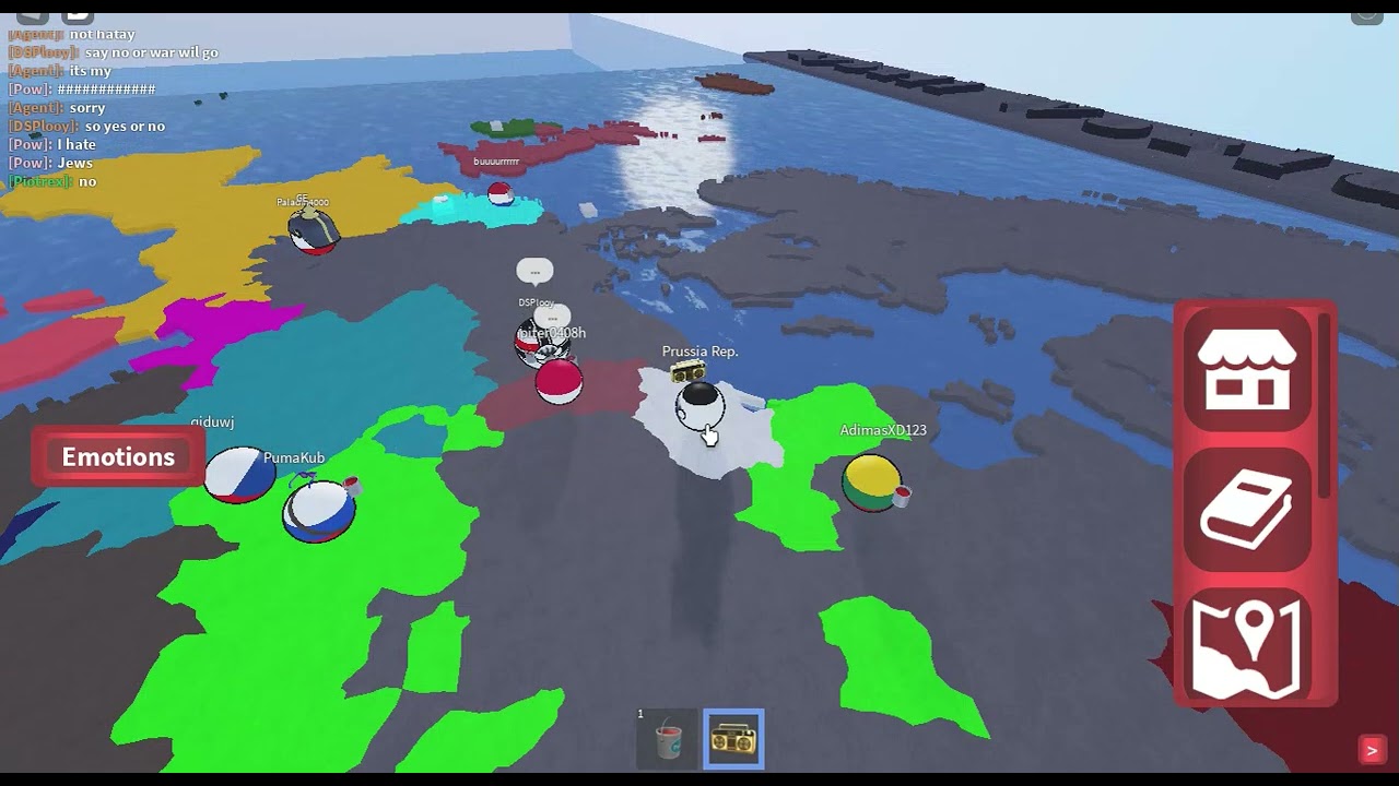 Countryball World Rp Roblox (Part 2). Playing As Prussia Again And ...
