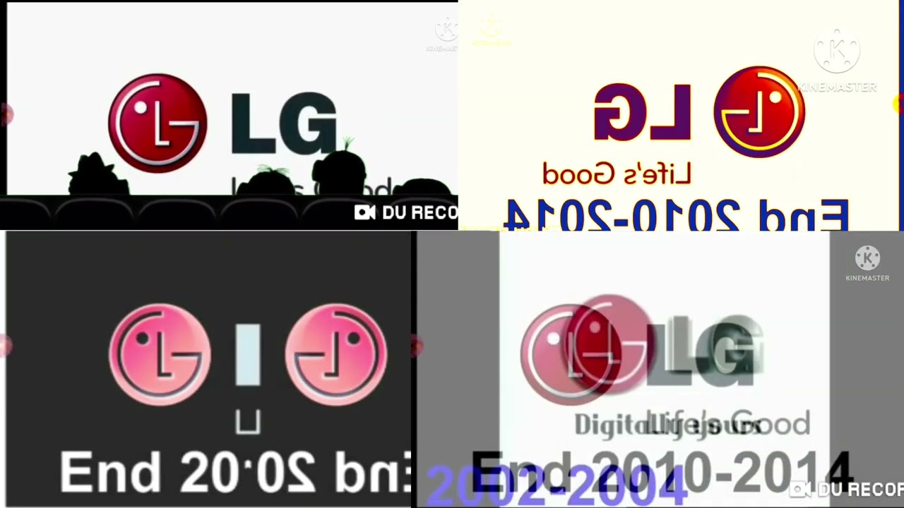 Lg logo history 1978-2021 Quadparison 4 - YouTube