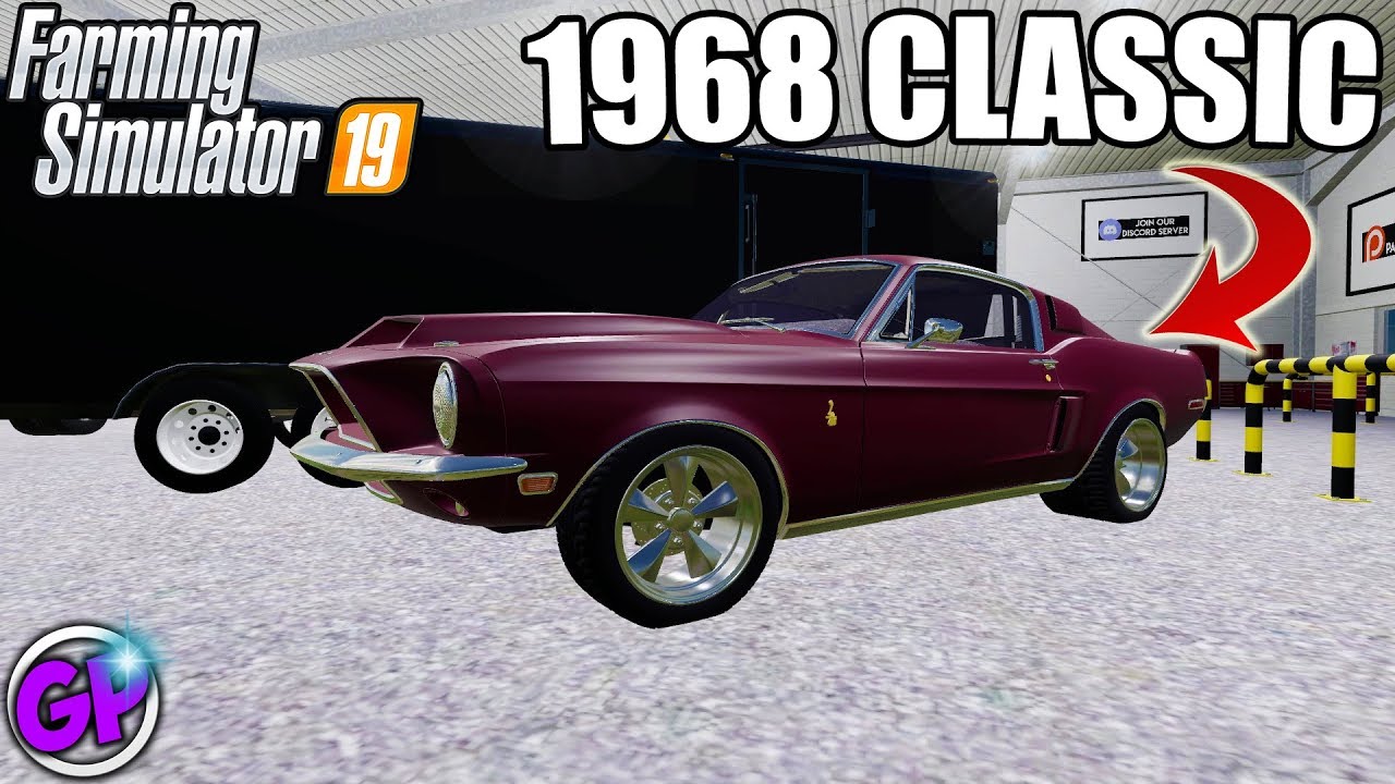1968 CAR CLASSIC REPO FS19 ENCLOSED TRAILER MOD FARMING SIMULATOR 19 ...