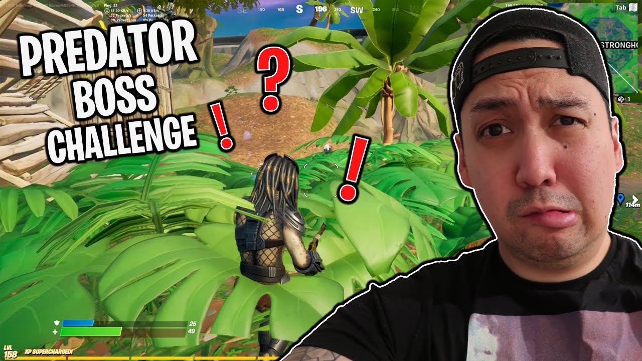 Jeg prøver med på Predator boss challenge! - Fortnite boss challenge #7 ...