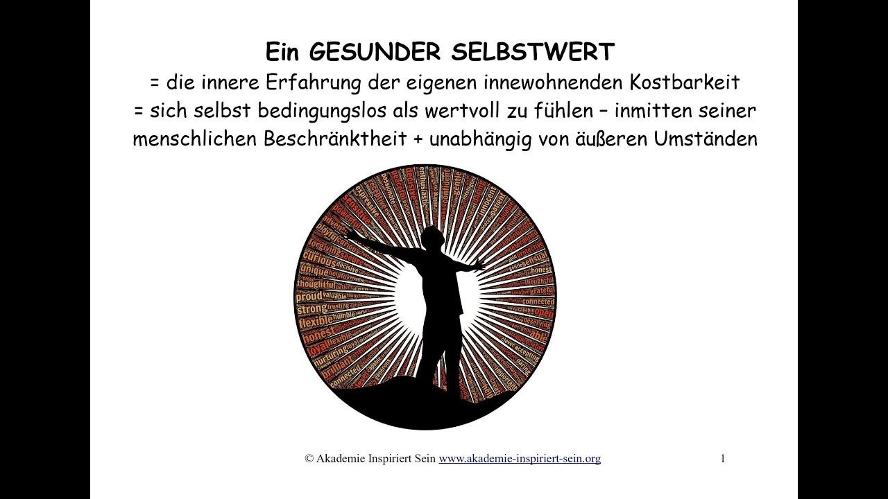Selbstwert 1: Was ist ein gesunder Selbstwert? Wieso ist er so wichtig ...
