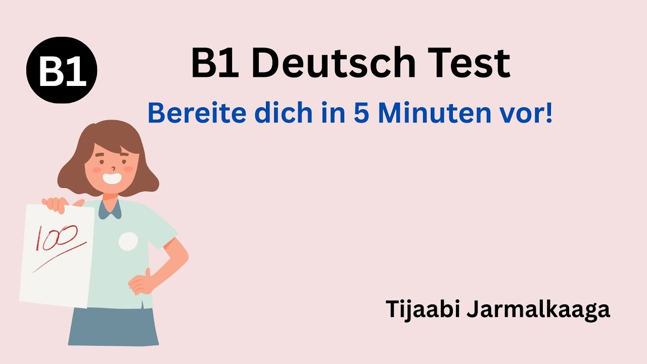 B1 Deutsch Test / B1 Exam / Imtixaan B1 #deutsch #b1 #b1prüfung # ...