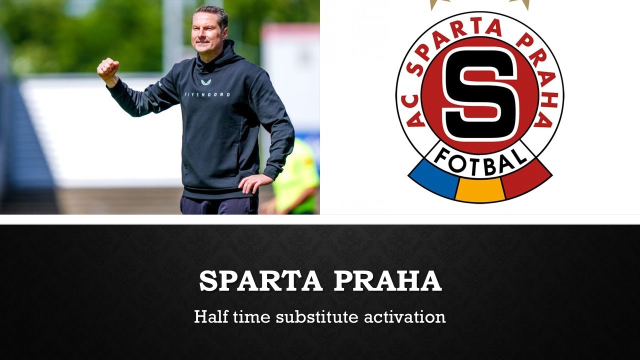 Half time Warm up substitute players AC Sparta Praha - YouTube