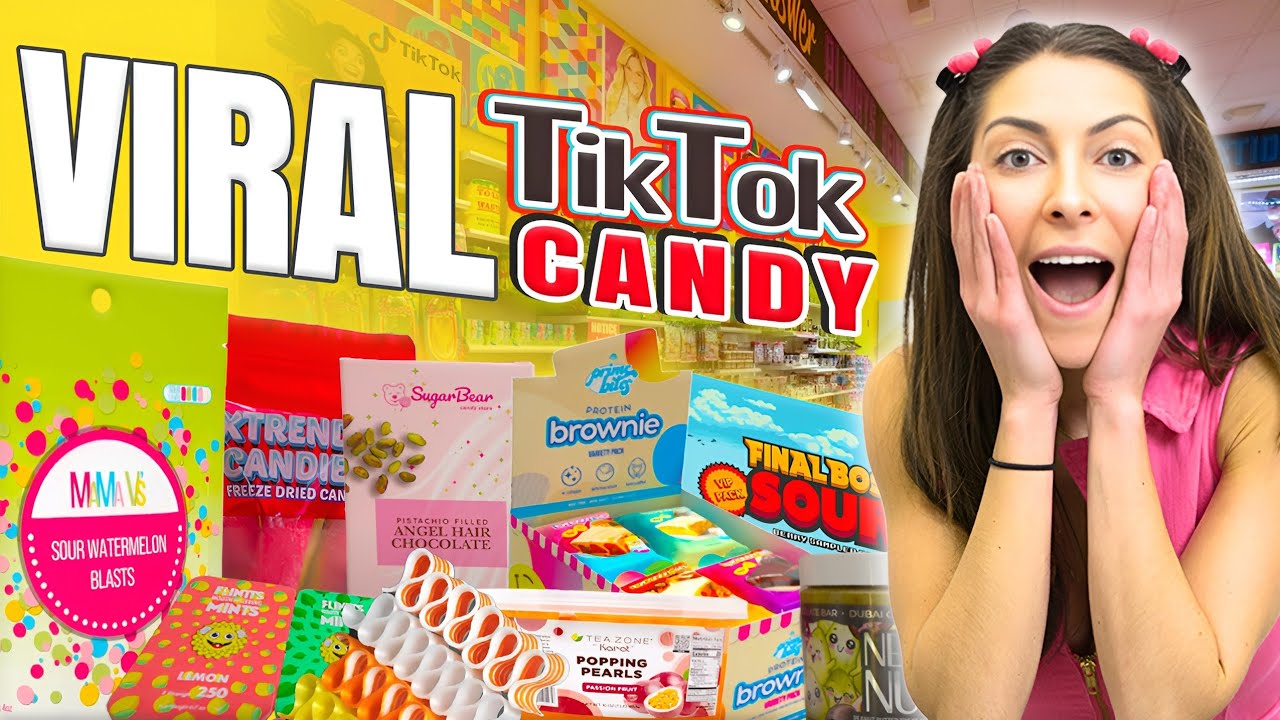 I Tested UNUSUAL Viral Tiktok Candy - YouTube