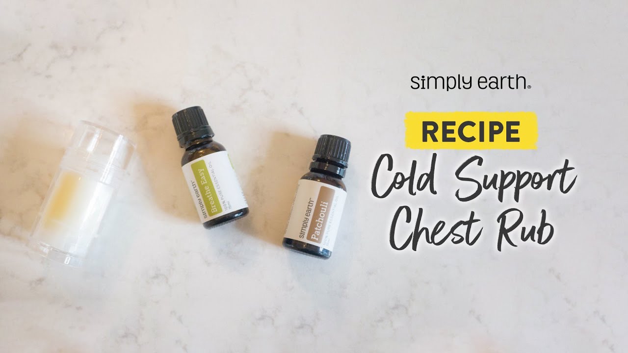 DIY All-Natural Cold Support Chest Rub with Essential Oils - YouTube