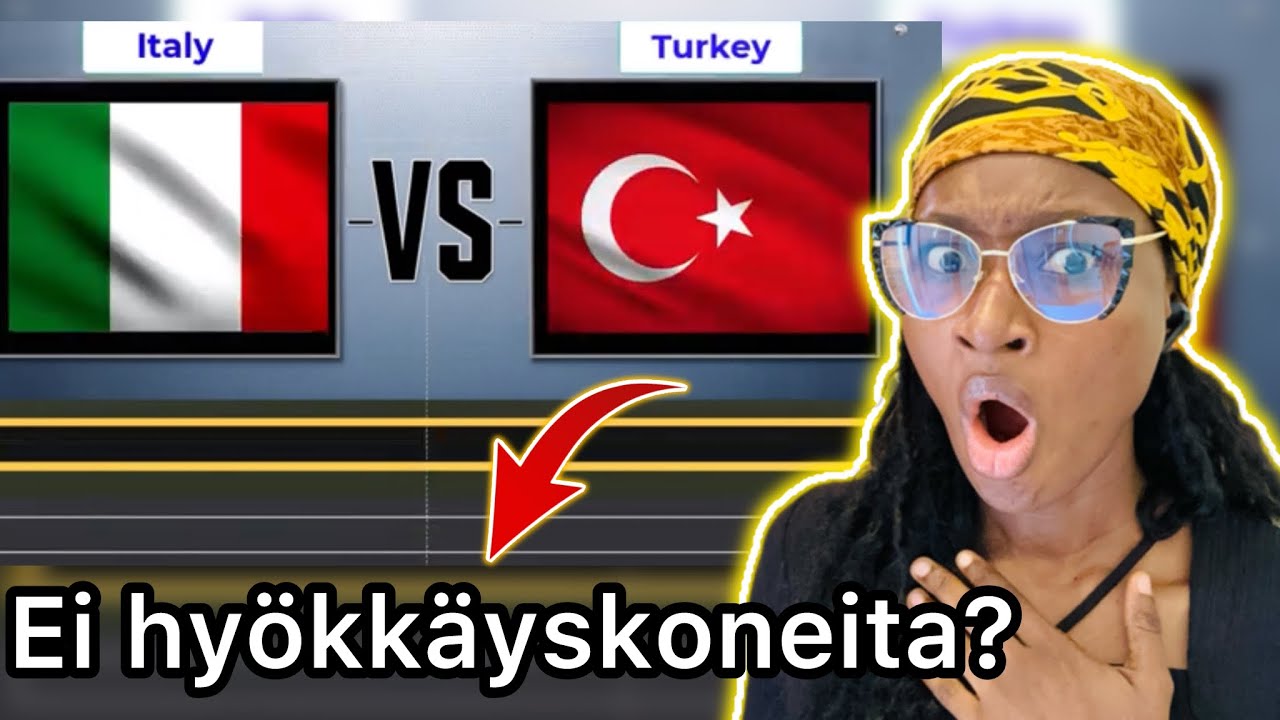 Italy Vs Turkiye | Military Comparison 2025 (Foreigner Reacts) - YouTube