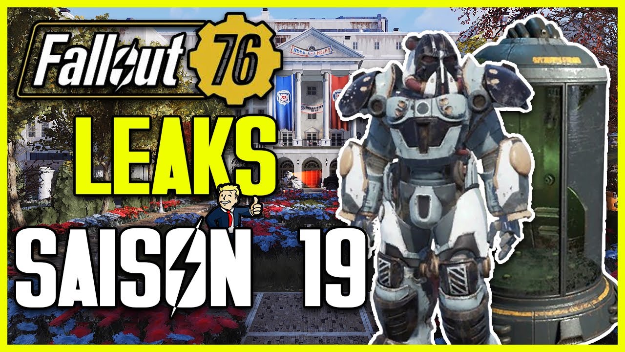 Fallout 76 [LEAKS] - PRÉSENTATION DES FUTURS ITEMS DE LA SAISON 19 ...