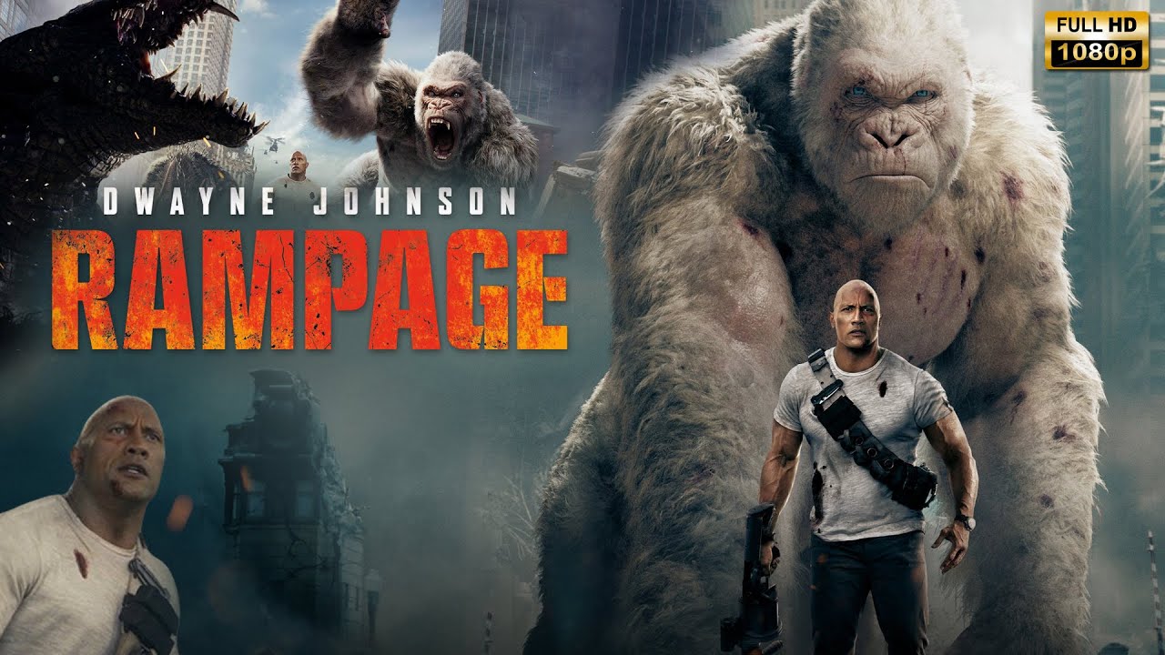 Rampage (2018) Movie | Dwayne Johnson, Naomie Harris, Malin Akerman ...