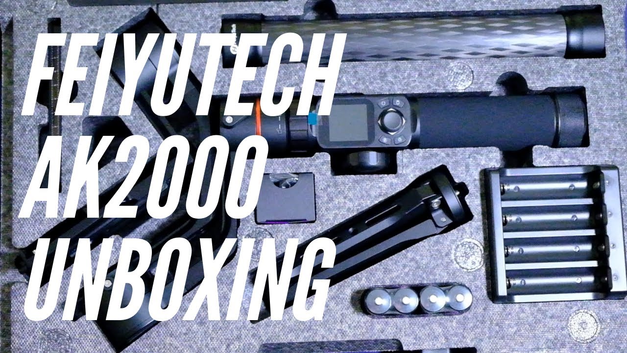 FeiyuTech AK2000 Unboxing and Review - YouTube