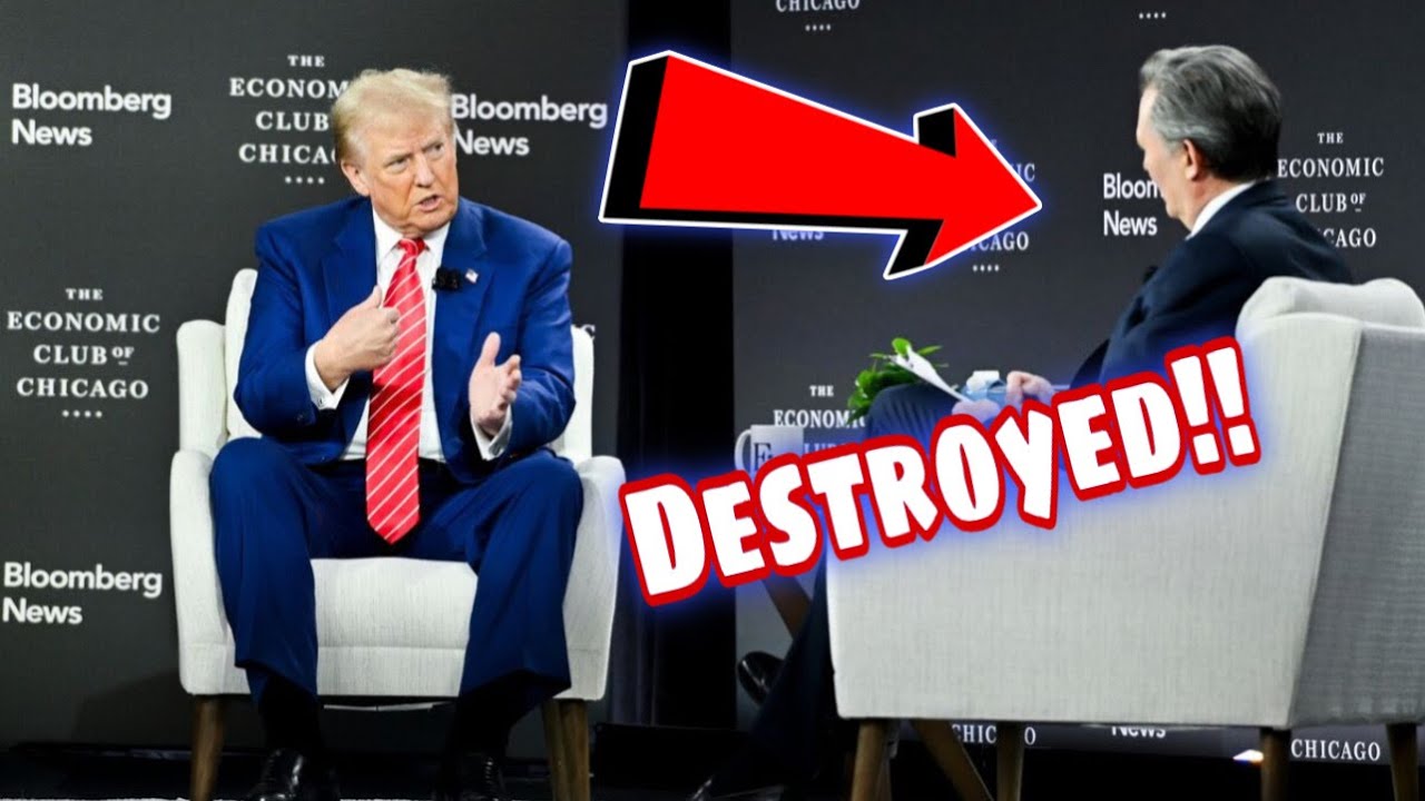 Donald Trump DESTROYS Bloomberg Editor During HILARIOUS Interview - YouTube