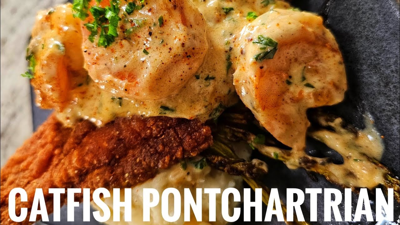 Catfish Pontchartrain Recipe | Southern Fried Catfish with Crab Cream ...