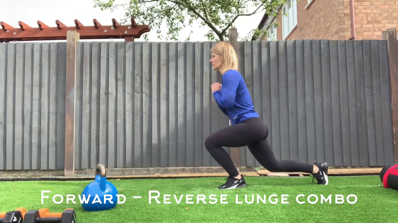 Forward-Reverse Lunge Combo - YouTube