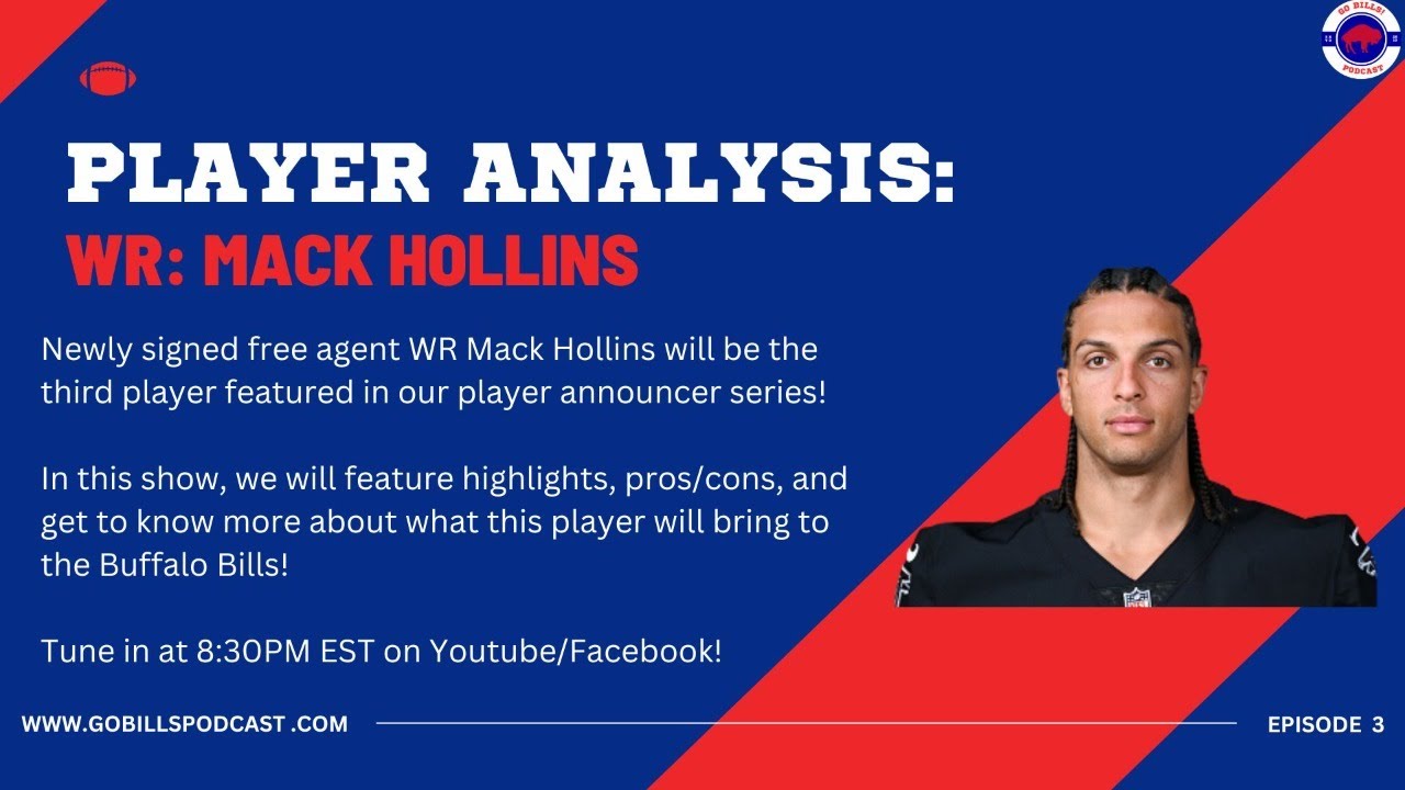 Player Analysis: Buffalo Bills WR Mack Hollins - YouTube