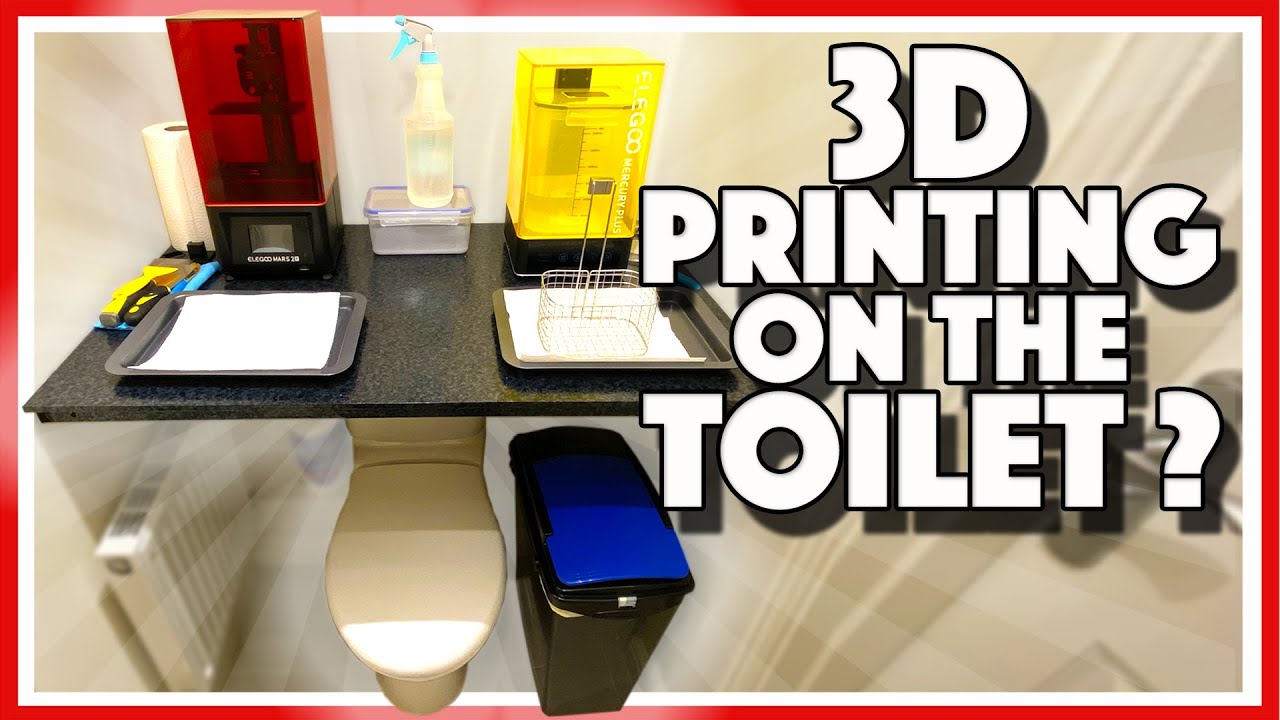 I BUILT A 3D PRINTER ROOM IN MY TOILET! - Getting Started with Resin 3D ...