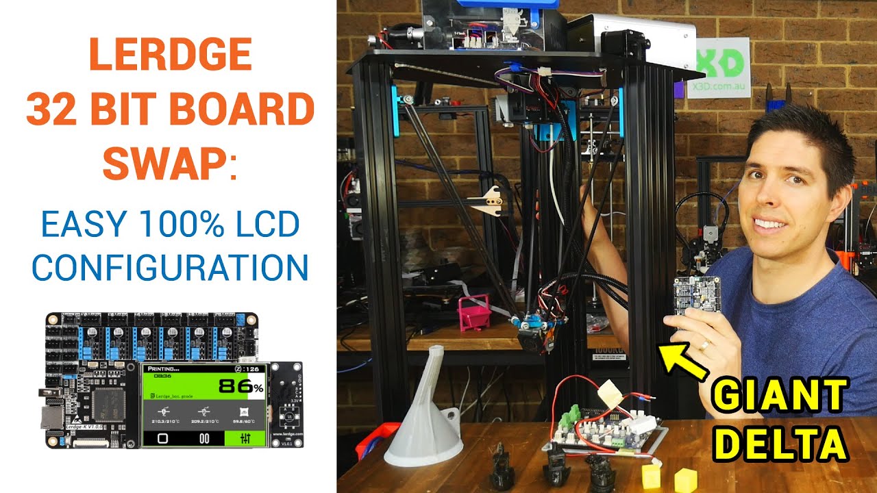 Lerdge 32 bit mainboard on giant delta - No firmware compilation ...