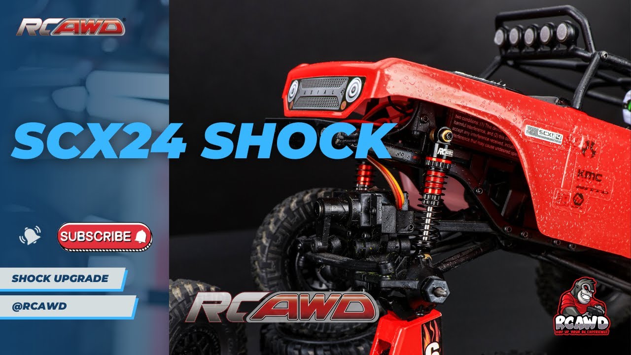 RCAWD SCX24 Oil Filled Shock - Professional Installation and ...