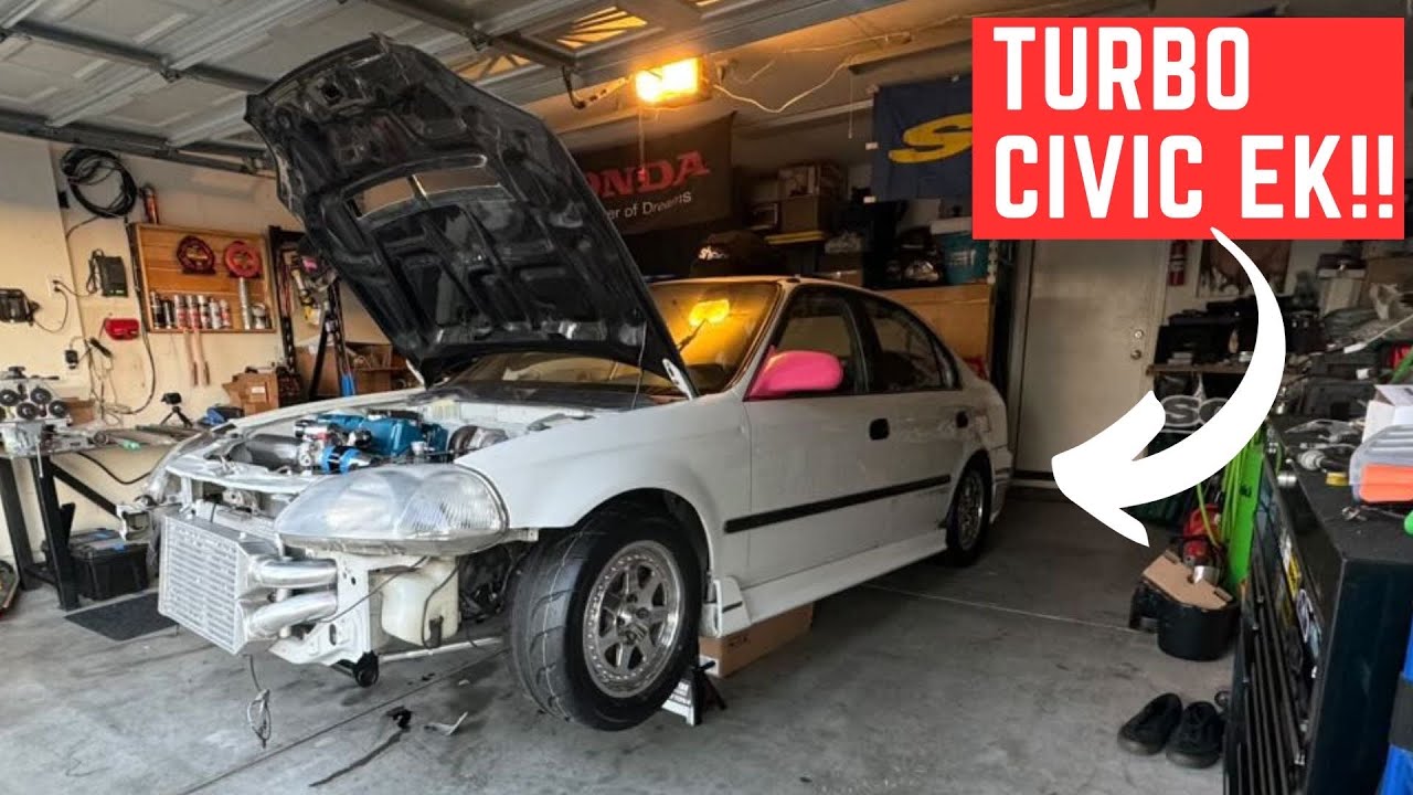 MY TURBO K SWAPPED 96 CIVIC GETS MUCH NEEDED SUSPENSION UPRGRADE ...