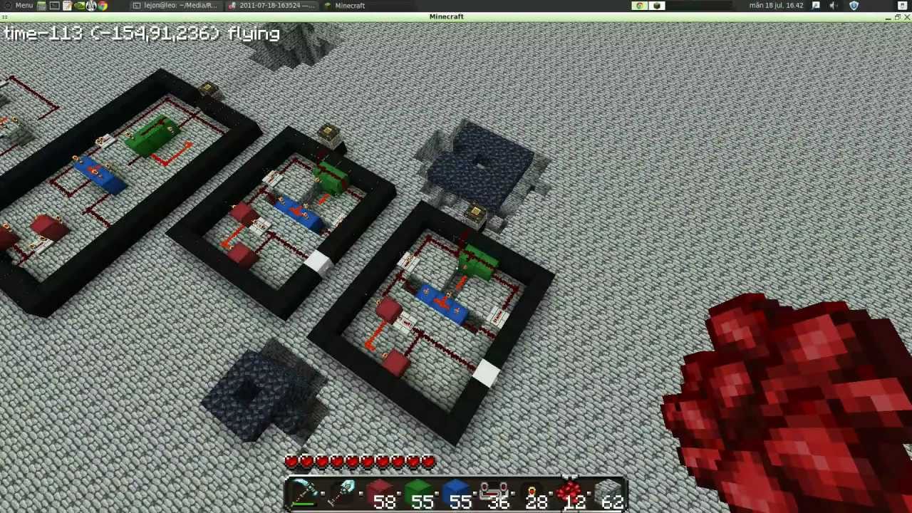 Practical Redstone #1: 2-state switch with 1 button. - YouTube