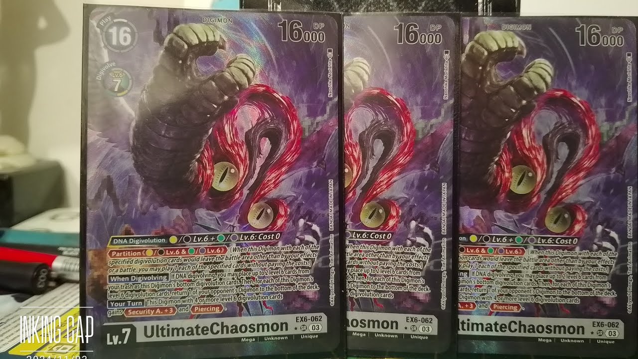 Digimon TCG Raidenmon UltimateChaosmon build - YouTube