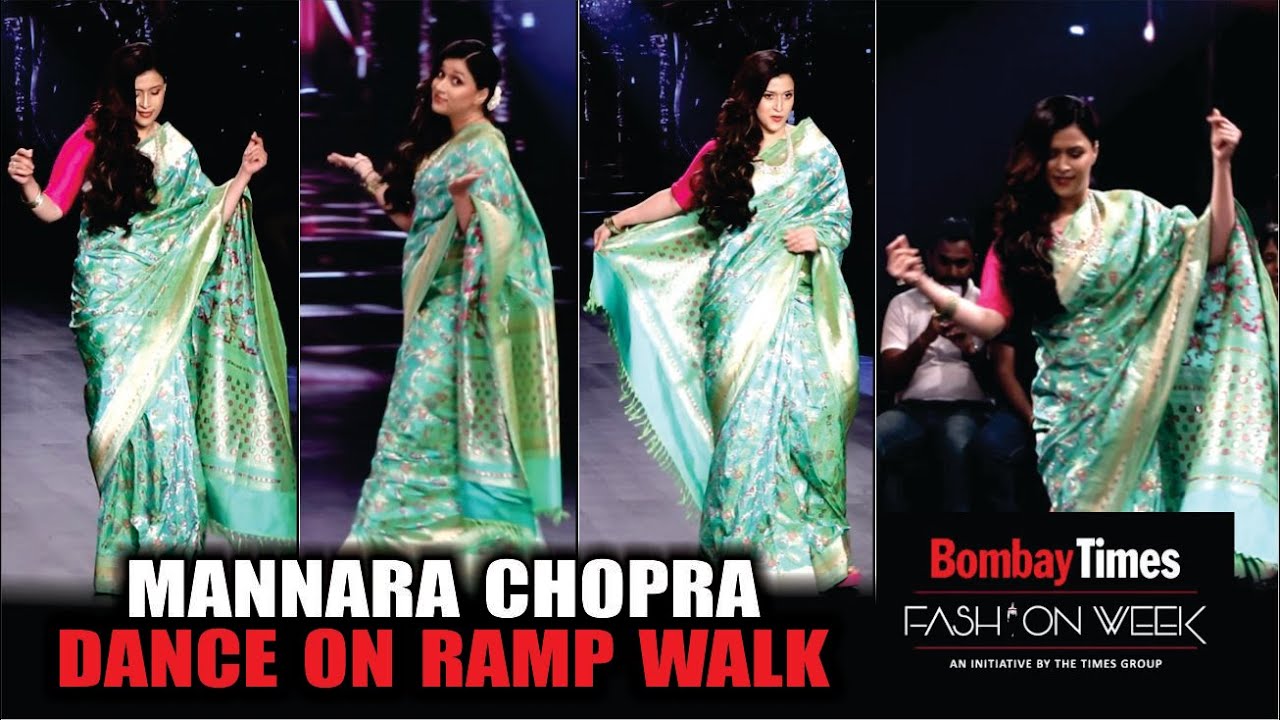 Mannara Chopra Dance on Ramp walk | Mannara Chopra getting love for her ...