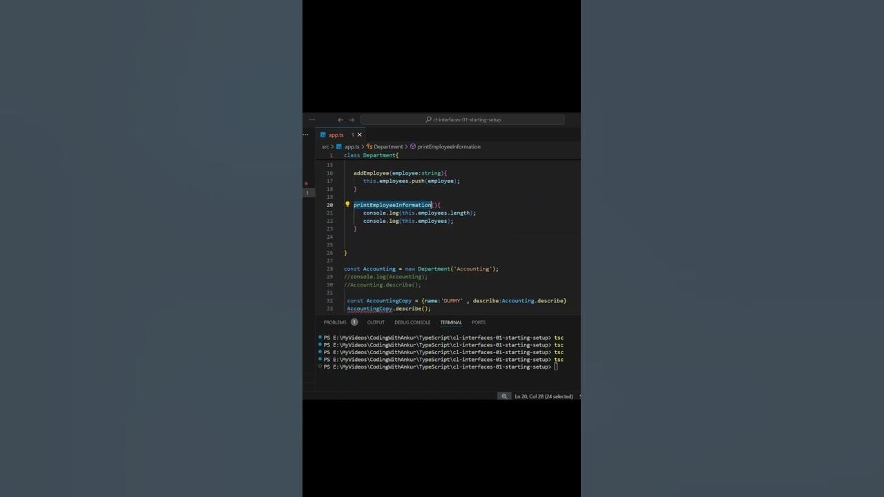 Understanding Public and Private Access Modifiers in TypeScript - YouTube