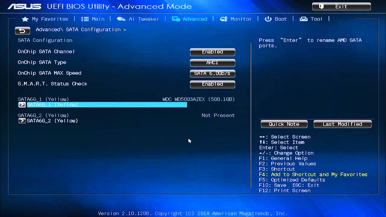 ASUS AM1M-A -- Rövid túra a BIOS-ban - YouTube