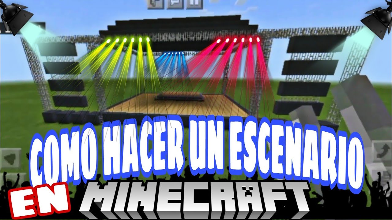 COMO HACER UN ESCENARIO MUSICAL MINECRAFT PE EL MUNDO DE ORLIX (EP-1 ...