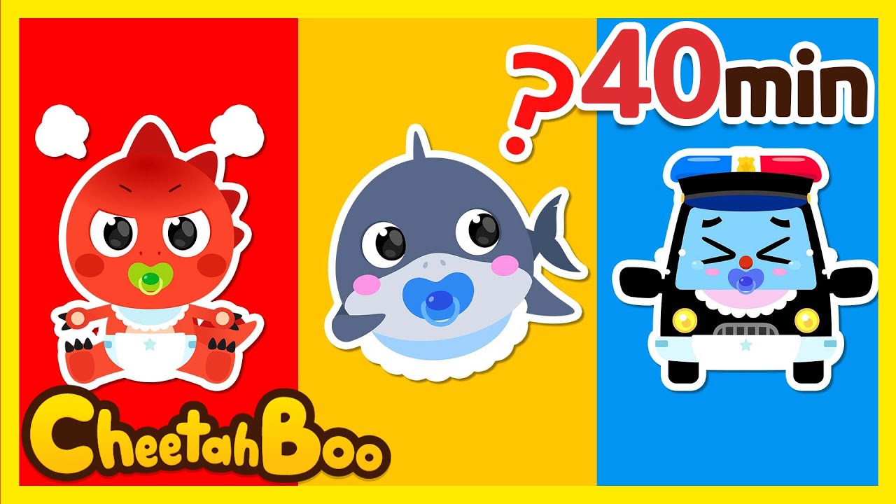 😡🙄😭Sharing My Emotions | Baby Shark | Police Car | Baby T-rex | Healty ...