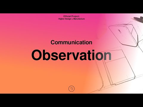 Design Communication // Observation - YouTube