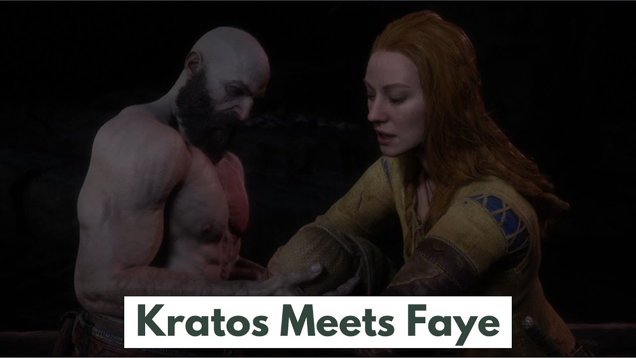 God Of War: Ragnarok Kratos Meets Faye & Baby Atreus [Second Dream ...
