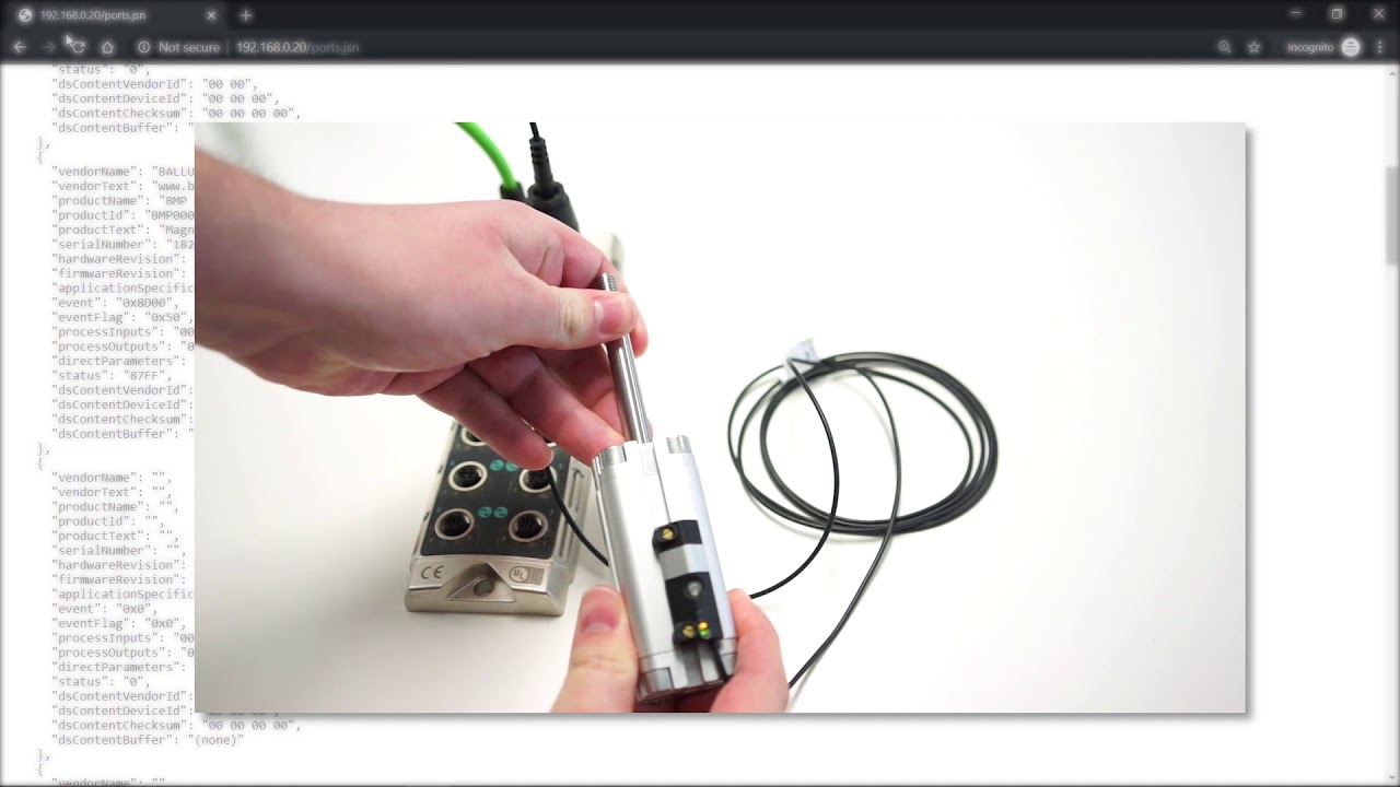 IO-Link network block (3/3) – Easy webservice interface - YouTube