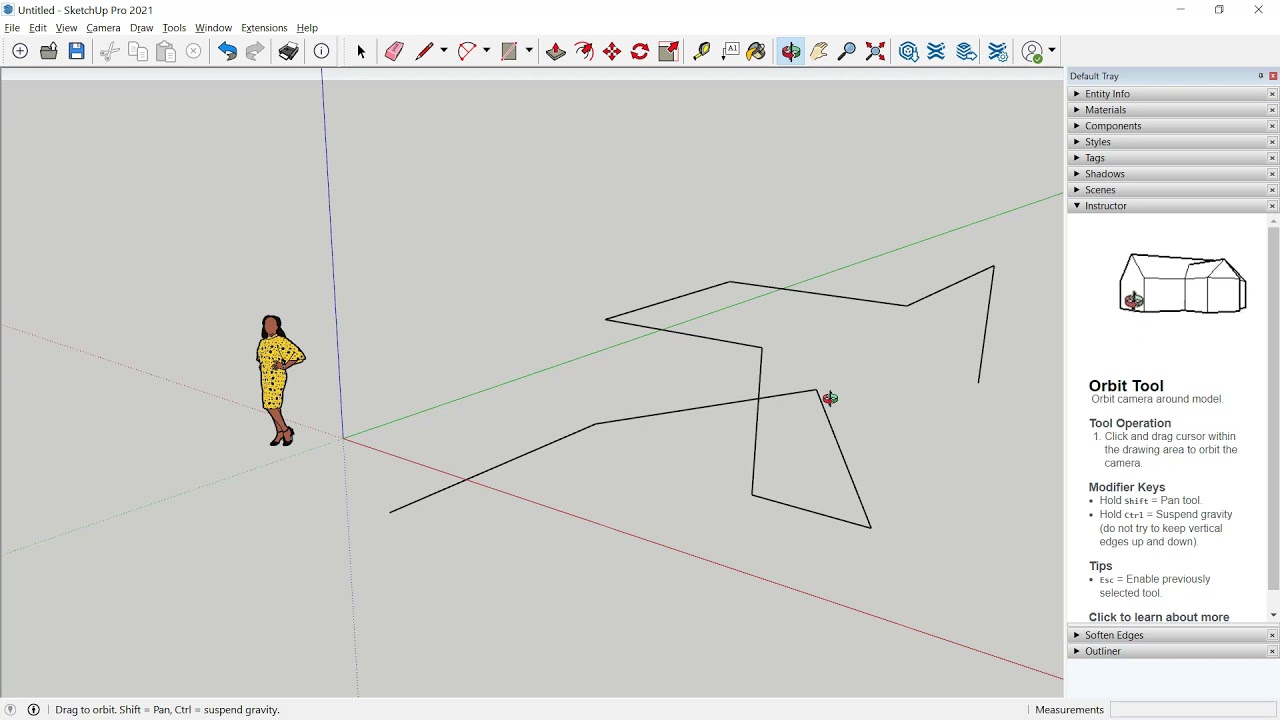 SketchUp User Interface and Basic Tools - YouTube