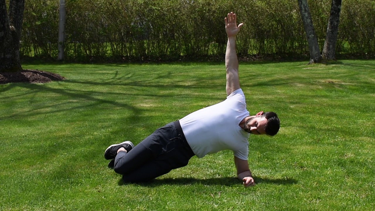 Kneeling Side Plank: Instructional Video - YouTube