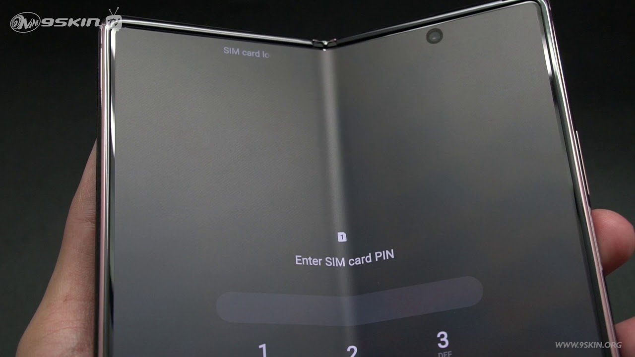 Samsung Z Fold 2 Indonesia eview Screen Protection by 9Skin - YouTube