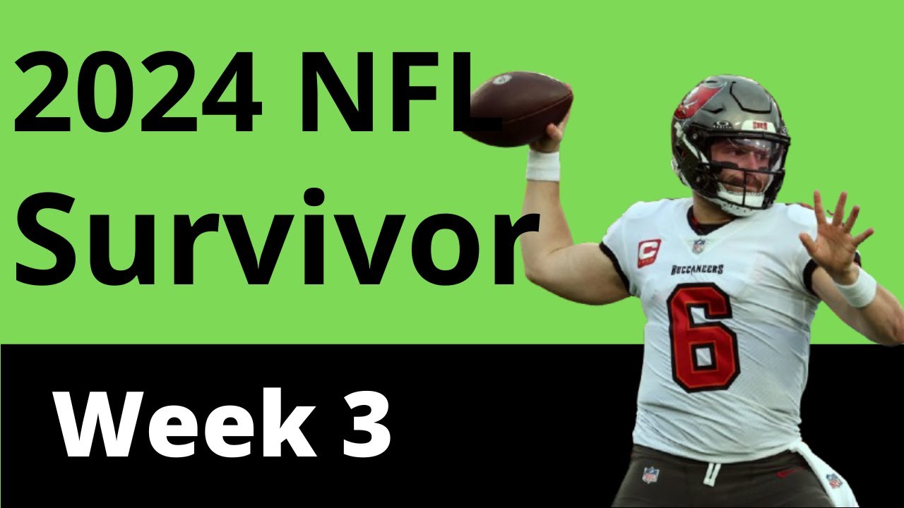 NFL Survivor Week 3 Picks: How to win your NFL Survivor Pool - YouTube