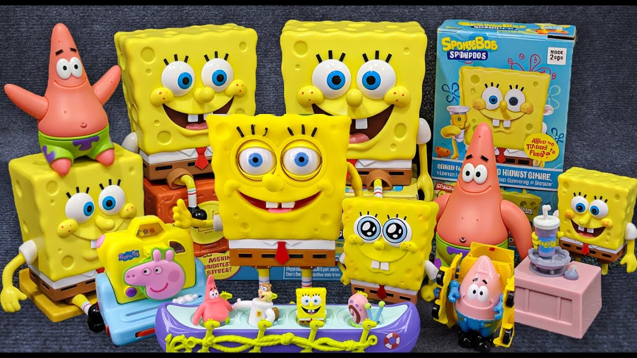 ASMR SpongeBob🧽 70 Minutes Satisfying Unboxing Of The Fun SpongeBob ...