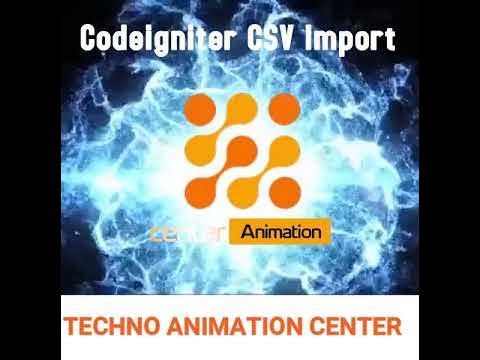 How to Import CSV File Data into MySQL Database in CodeIgniter - YouTube