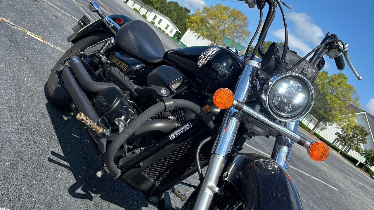 Night Ride on My 2019 Honda Shadow - YouTube