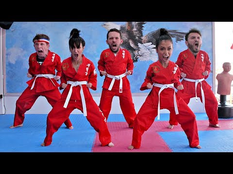 THE ART OF GROIN PULLING. TRYING MARTIAL ARTS!