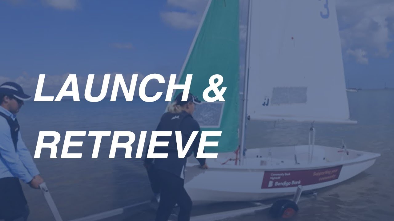 How to launch & retrieve a sailing boat with Australian Sailing - YouTube